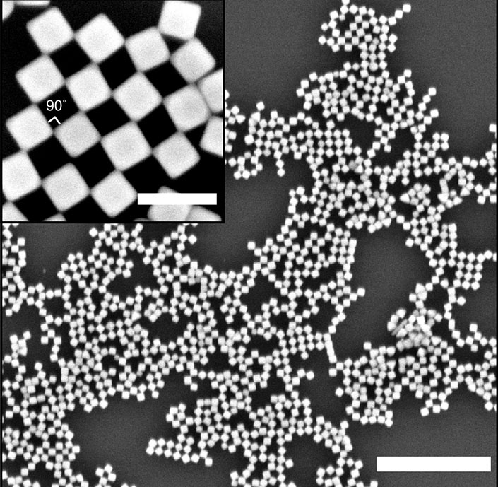 Researchers create nanocubes forming floating checkerboards via self ...